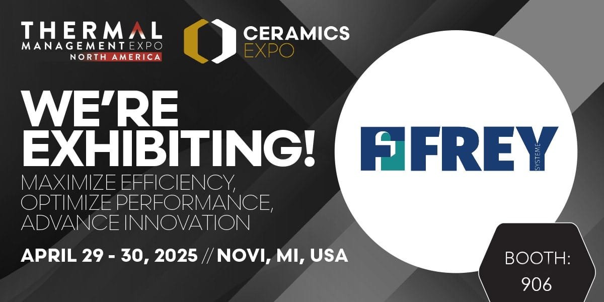 Frey Systeme at Ceramics Expo 2025 – We're Back! - Frey Systeme